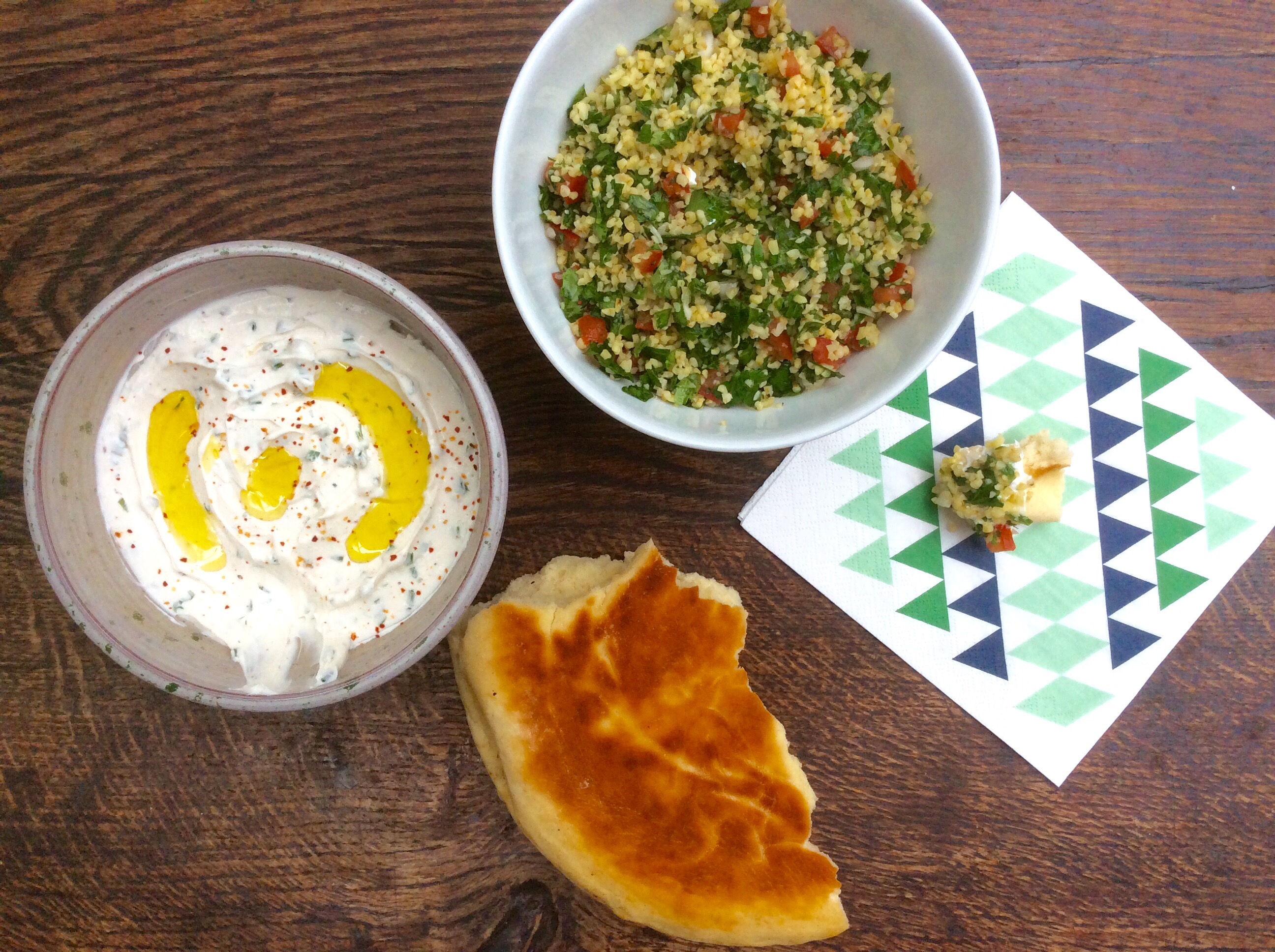 Labneh et taboulé libanais (sans prétention…)